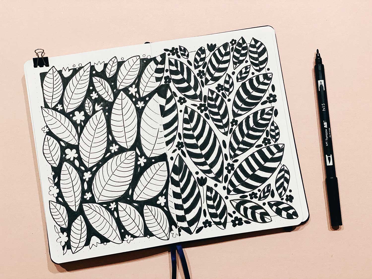 How To Fill A Page With Easy Doodles Tombow USA Blog