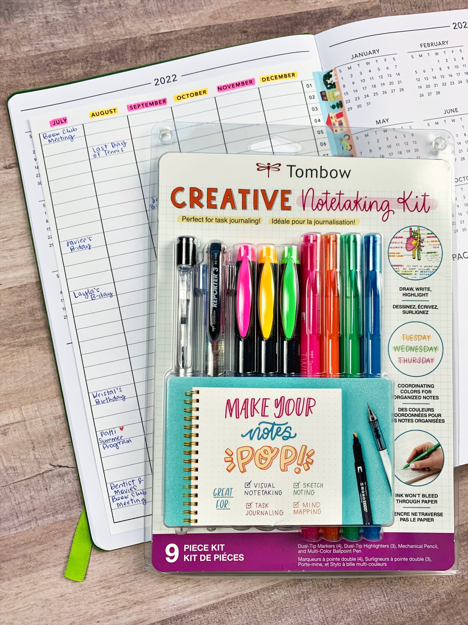 Five Passion Planner Printables to Use With the Creative Notetaking Kit - Tombow USA Blog
