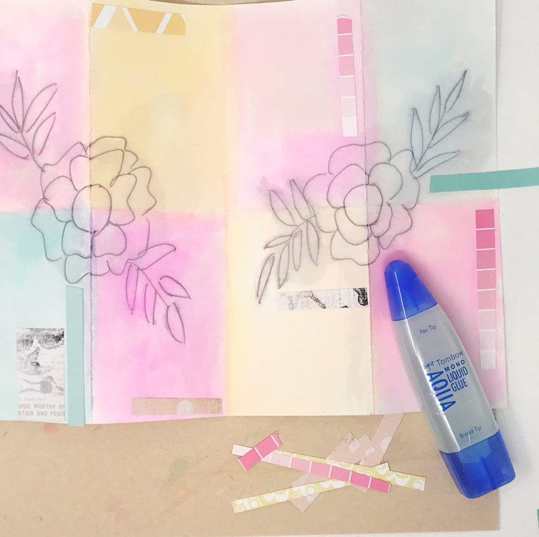 How to Make a Mini Art Journal from Scratch - Tombow USA Blog