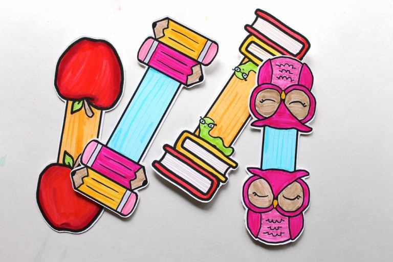 Free Printable Bookmarks to Color for Teacher Appreciation Day - Tombow ...