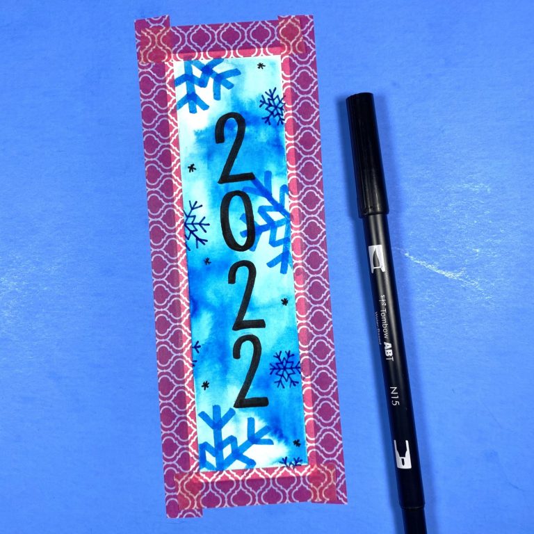 How to Make a Bookmark for 2022 - Tombow USA Blog