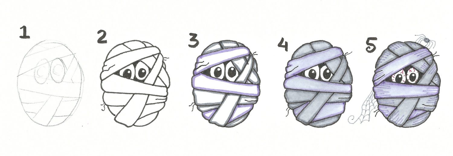 Halloween Doodles in 5 Easy Steps - Tombow USA Blog