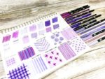 How to Create Vibrant Violet Notecards - Tombow USA Blog