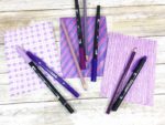 How to Create Vibrant Violet Notecards - Tombow USA Blog