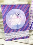 How to Create Vibrant Violet Notecards - Tombow USA Blog