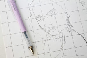 Introduction to Portrait Art Using The Grid Drawing Method - Tombow USA ...