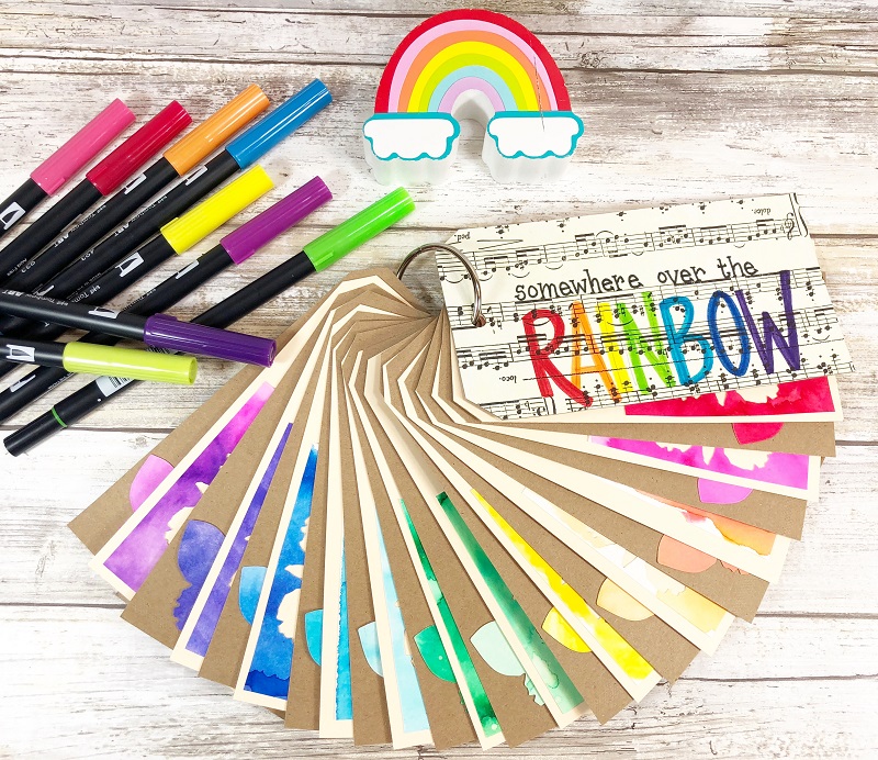 How to Make a Scrap Tag Art Journal - Tombow USA Blog