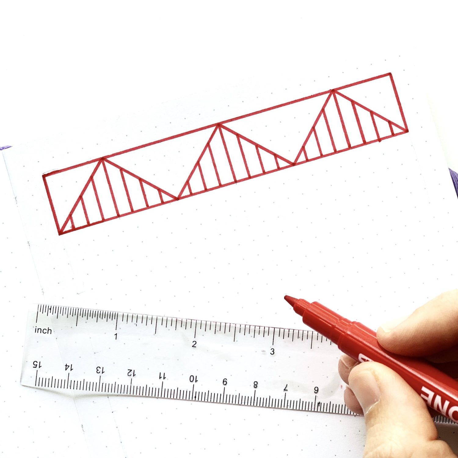 DIY Geometric Pattern Tutorial - Tombow USA Blog