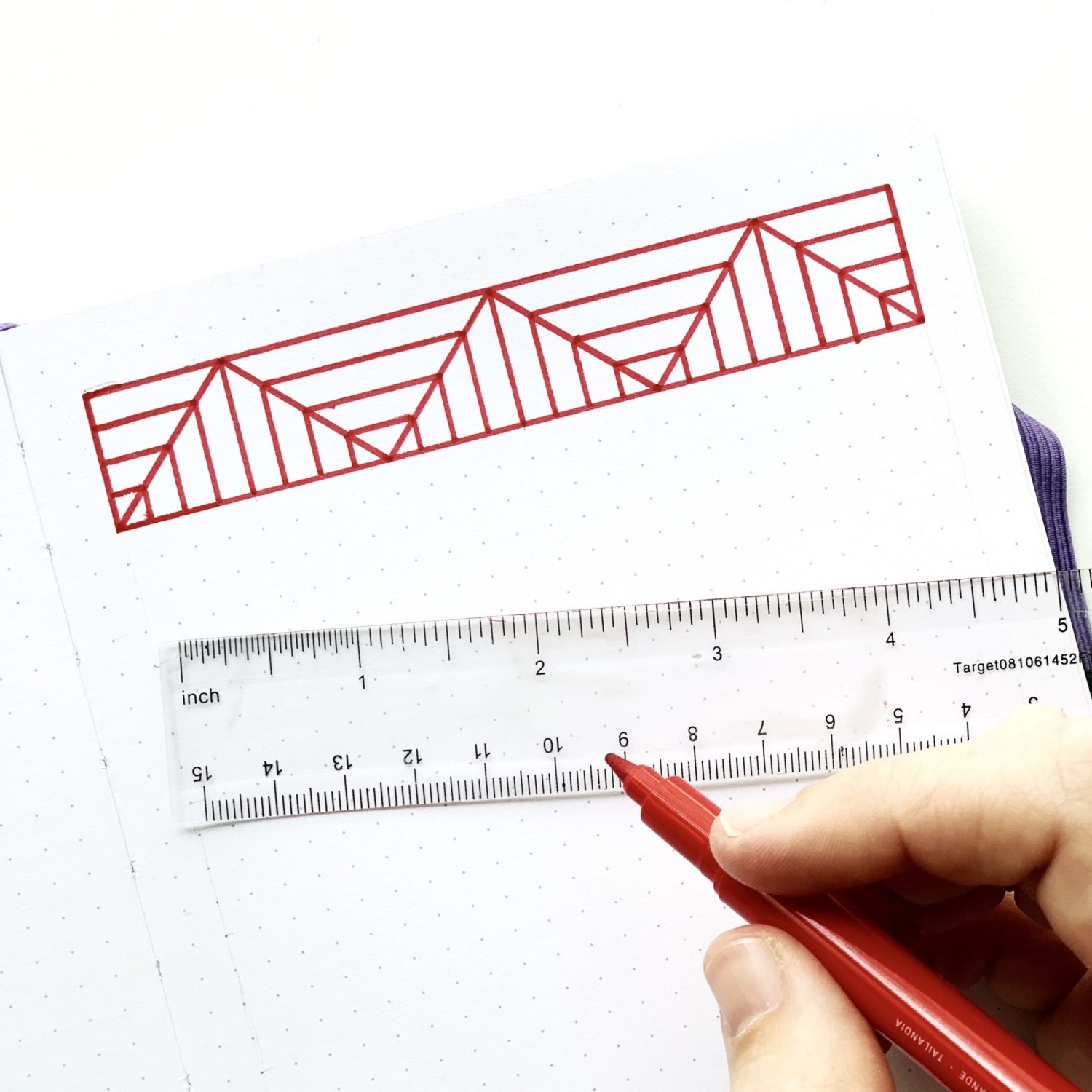 DIY Geometric Pattern Tutorial - Tombow USA Blog