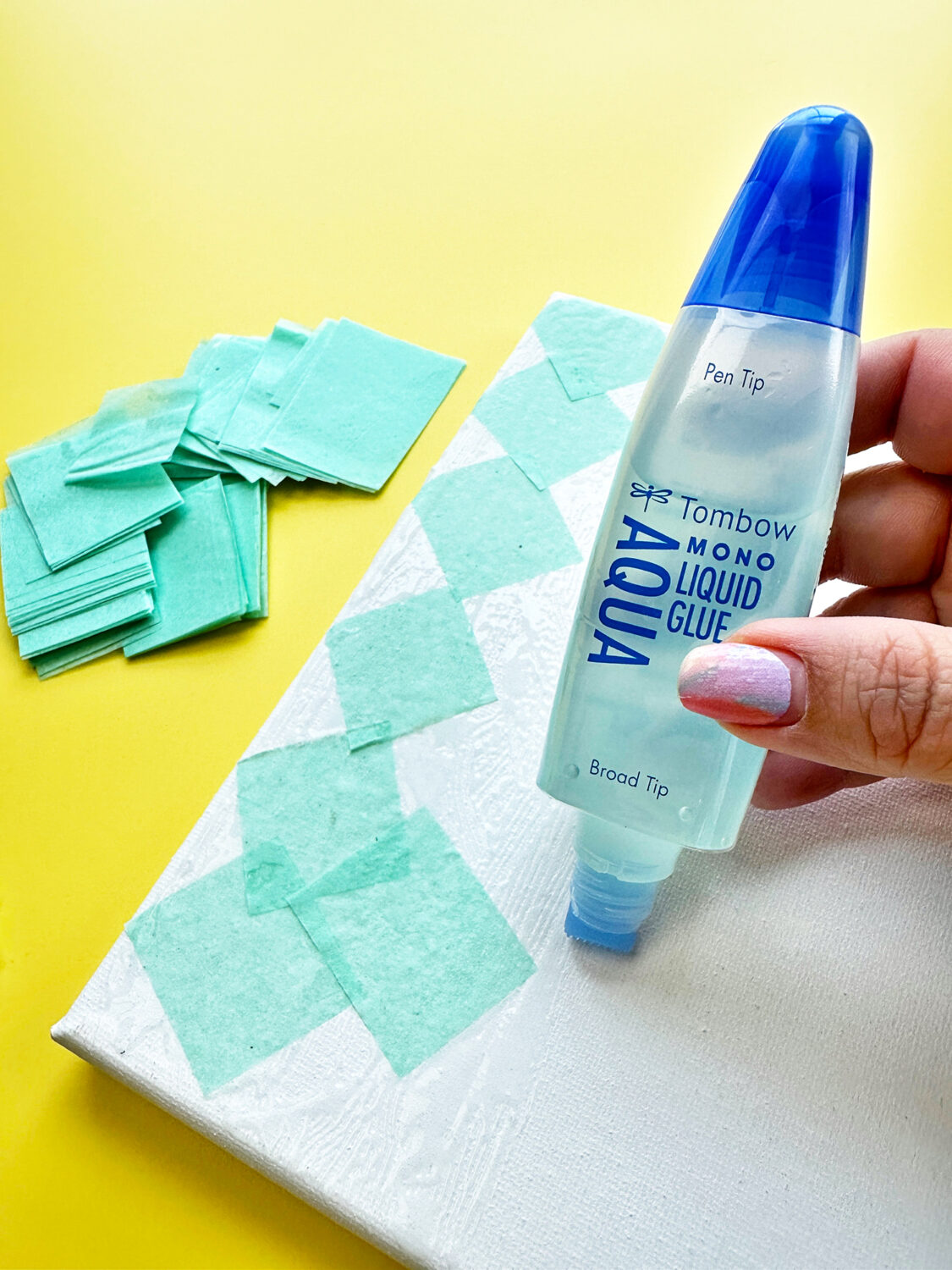 Painting with Scissors... and Glue! - Tombow USA Blog