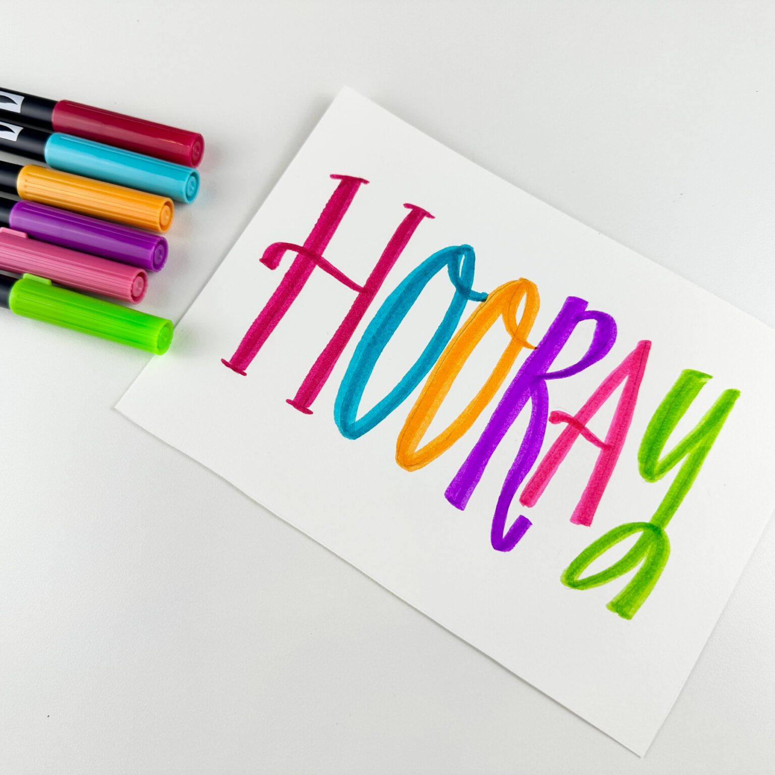 Creative Lettering Workshop with Tombow Dual Brush Pens - Tombow USA Blog