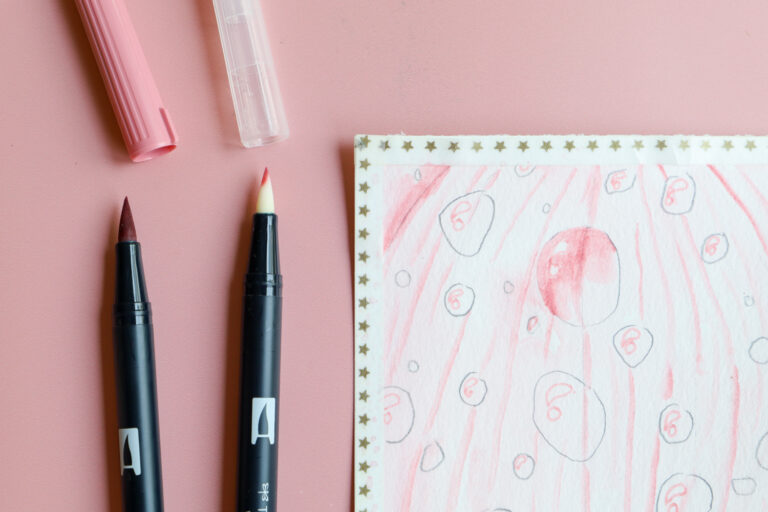 How To Draw Rain Drops - Tombow USA Blog