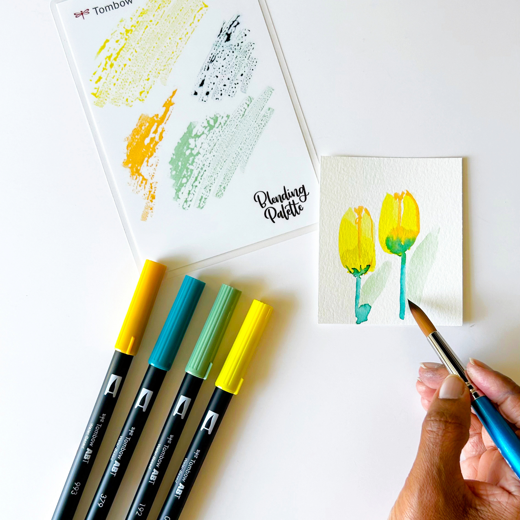Watercolor Florals for Beginners Workshop - Tombow USA Blog