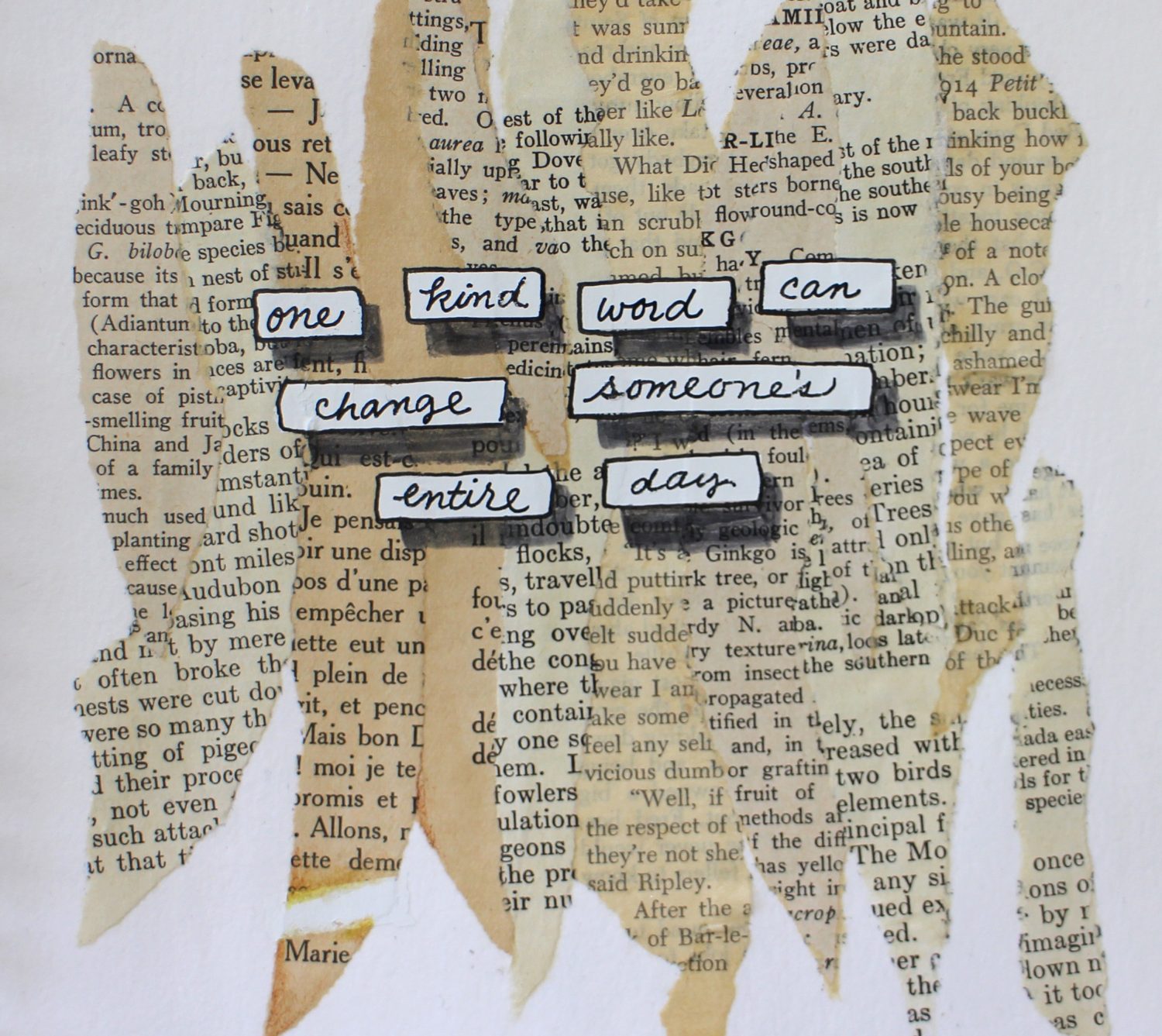 How to make easy word boxes in mixed media with correction tape ...