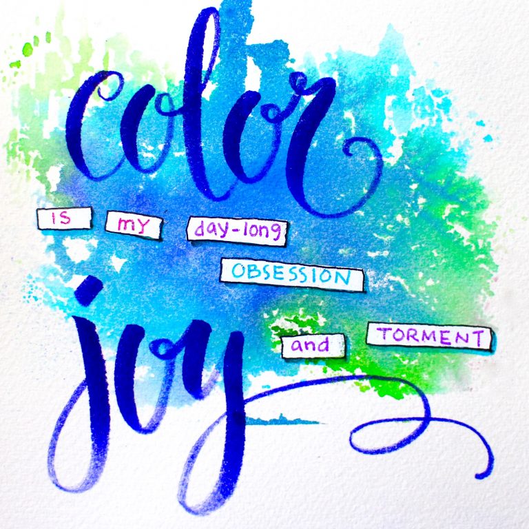 How to make easy word boxes in mixed media with correction tape ...