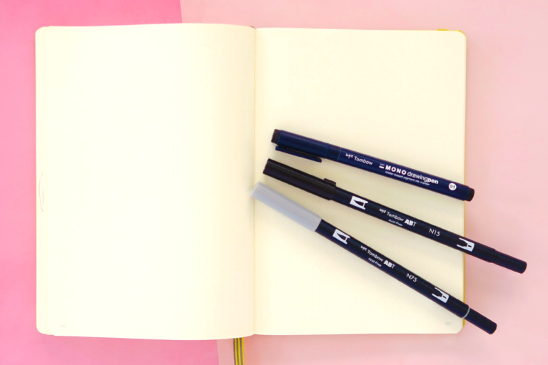 Minimalist Journal Plan With Me - Tombow USA Blog