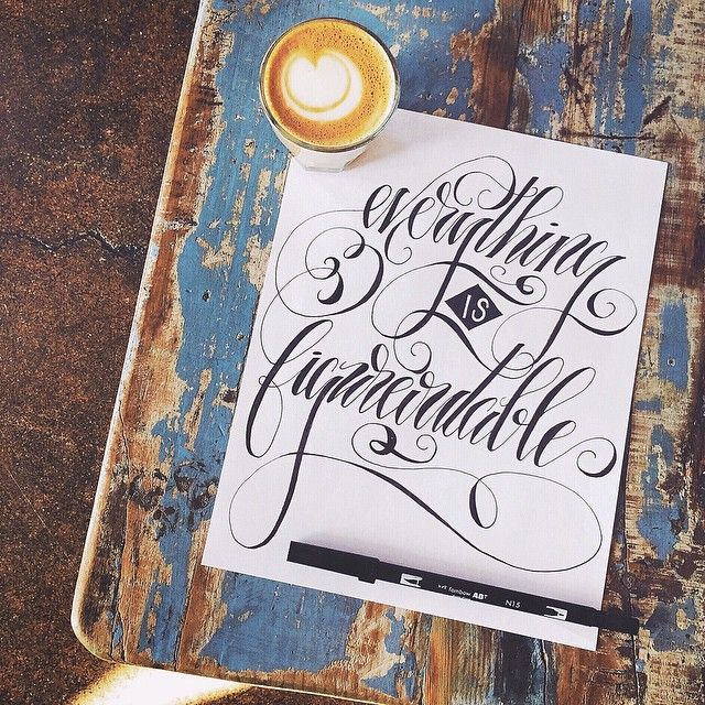 3 Steps to Getting Started with Lettering - Tombow USA Blog