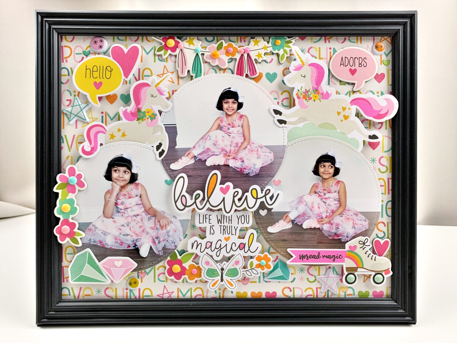 Give Mom a Cute DIY Shadow Box - Tombow USA Blog