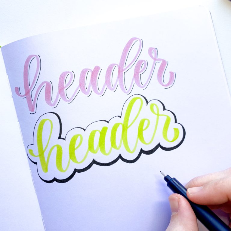 5 Ways To Design A Title With Passion Planner - Tombow USA Blog