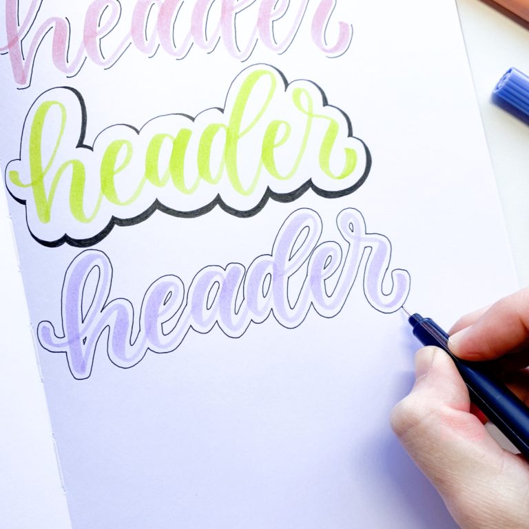 5 Ways To Design A Title With Passion Planner - Tombow USA Blog