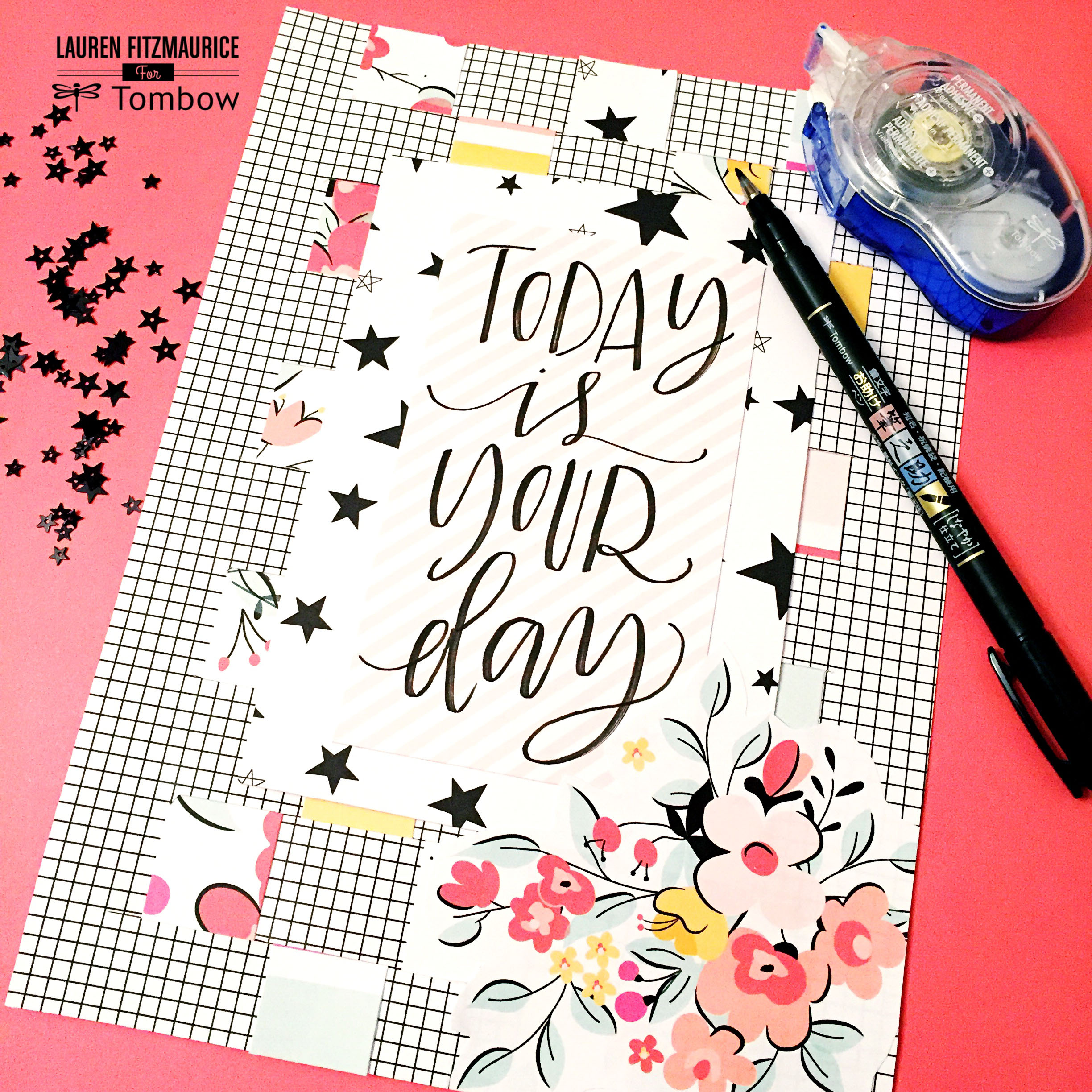 5 Encouraging Lettering Projects with Felicity Jane - Tombow USA Blog