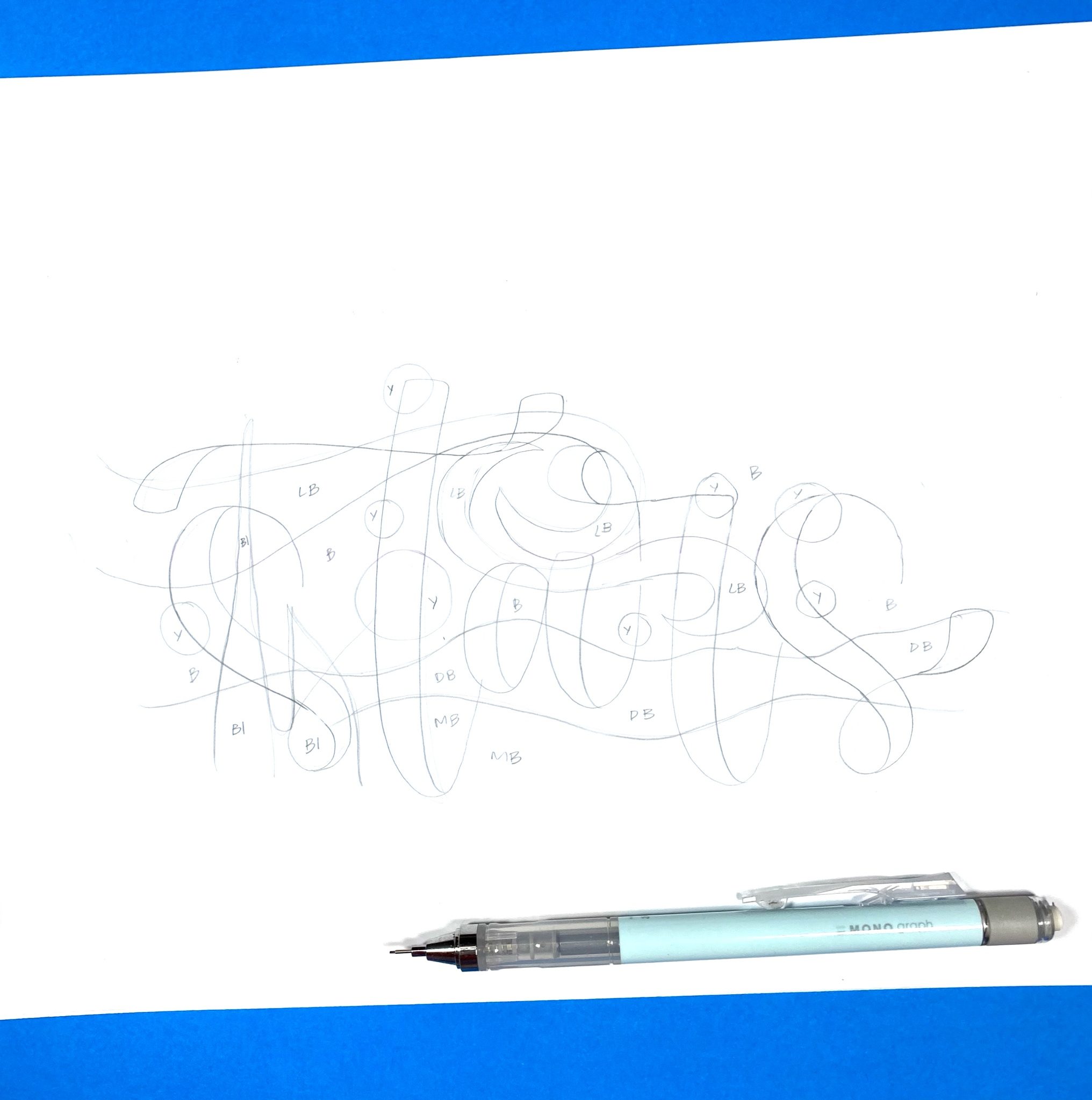 Starry Night Lettering Tutorial - Tombow USA Blog