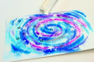 Far Out Galaxy Shaker Card Tutorial - Tombow USA Blog