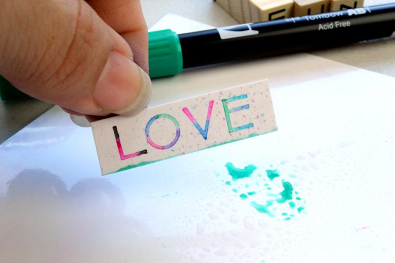 Far Out Galaxy Shaker Card Tutorial - Tombow USA Blog