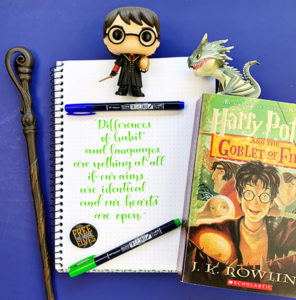 Harry Potter and the Basic Lettering Tips - Tombow USA Blog
