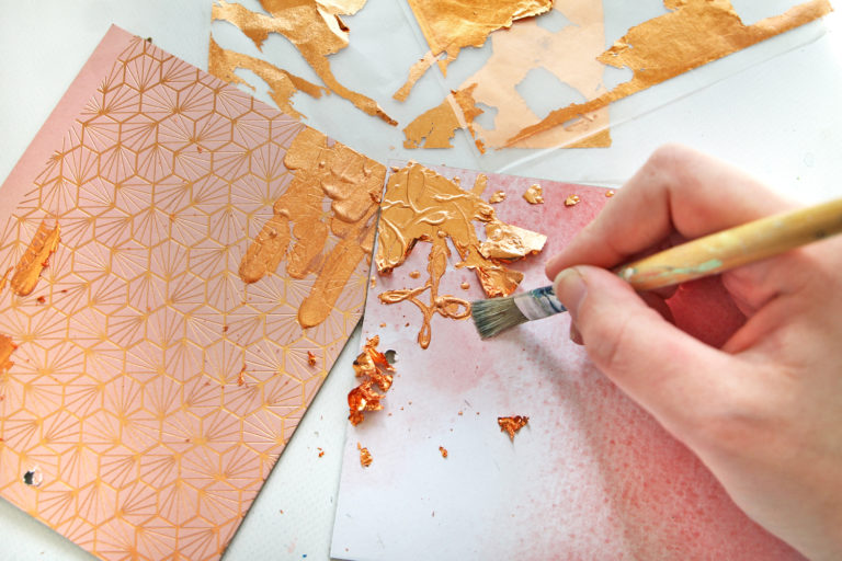 How to Add Gold Foiling with MONO Multi XL Liquid Glue - Tombow USA Blog