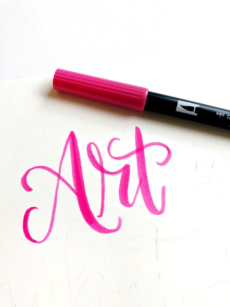 Pop Art Inspired Lettering - Tombow USA Blog