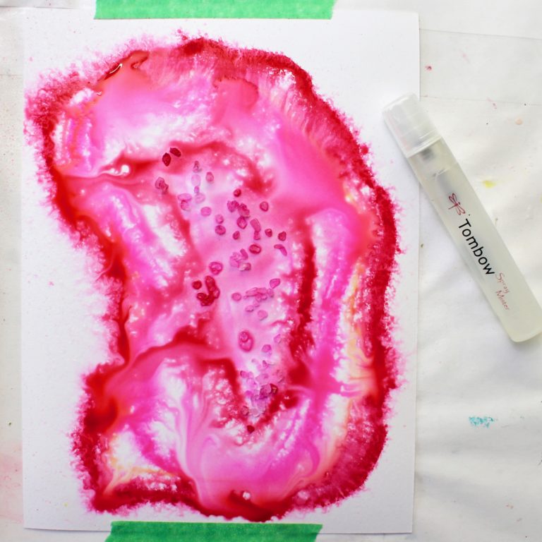 Draw a Pink Agate Slice for National Pink Day - Tombow USA Blog