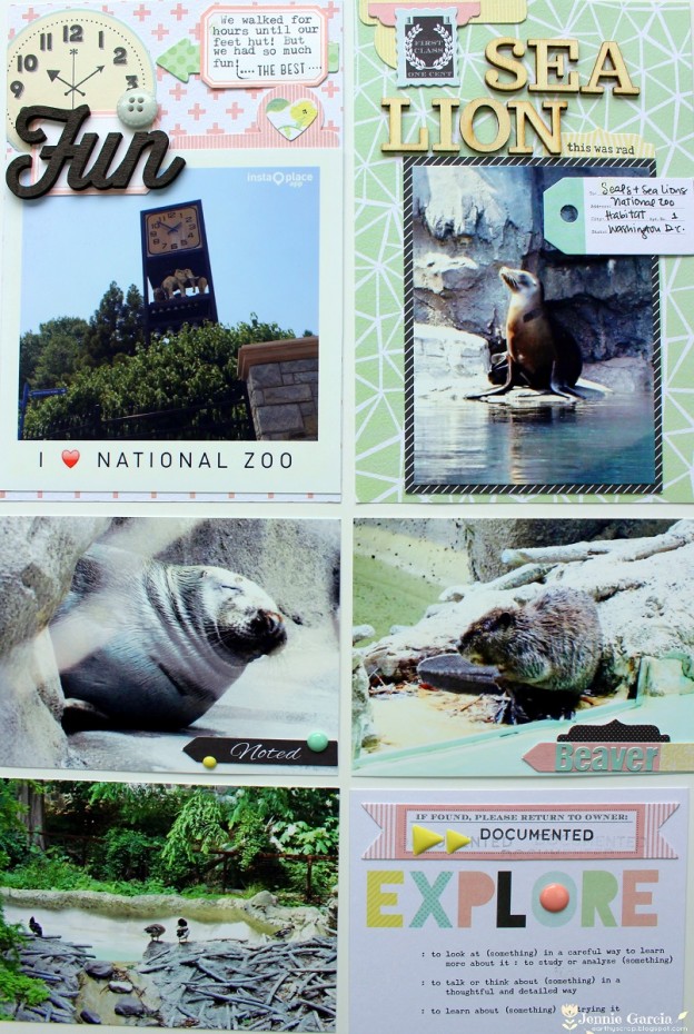 Fancy Pocket Pages with Fancy Pants Designs By Jennie