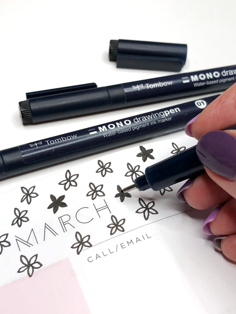 How to Create Pretty Patterns in your Planner - TombowUSA Blog