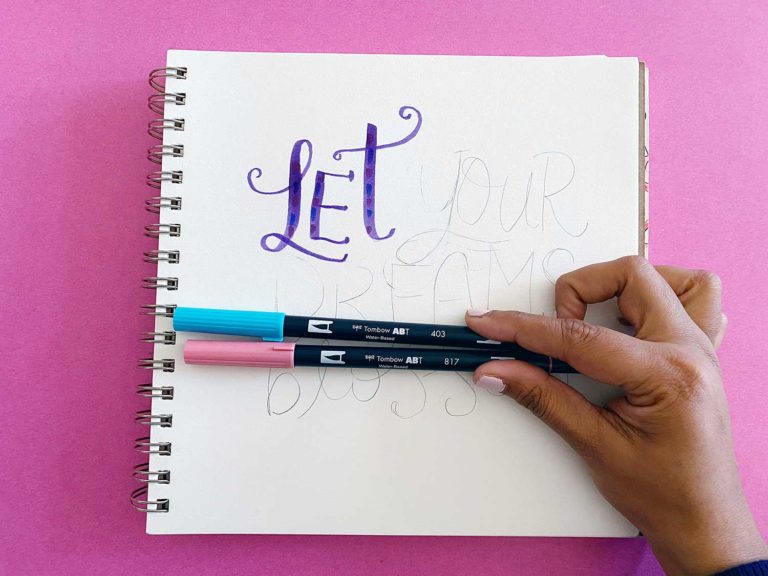 Lettering Makeover - Tombow USA Blog