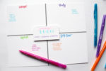New Year's Resolutions Goal Setting Quadrant Chart - Tombow USA Blog