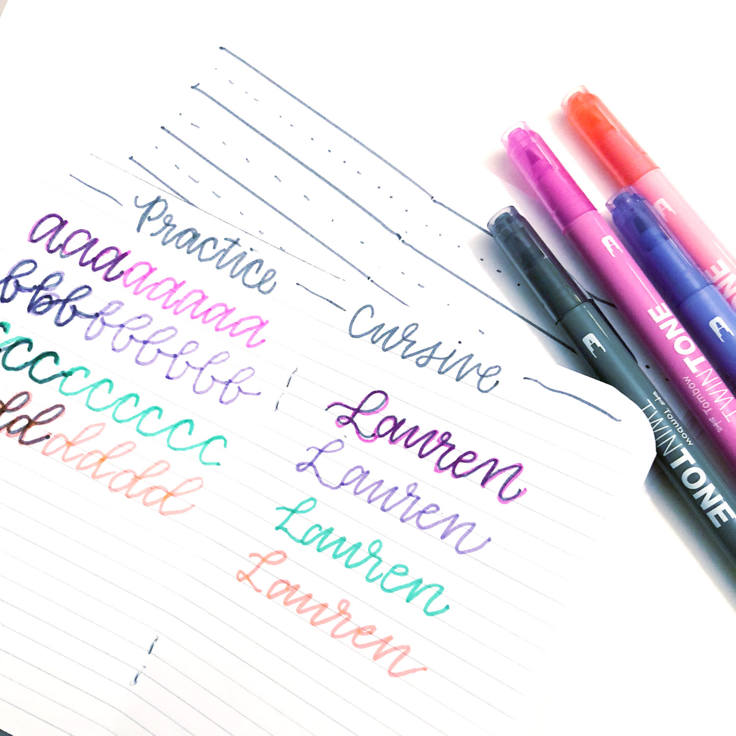 Three Ways to Inspire Others with Cursive Writing - Tombow USA Blog
