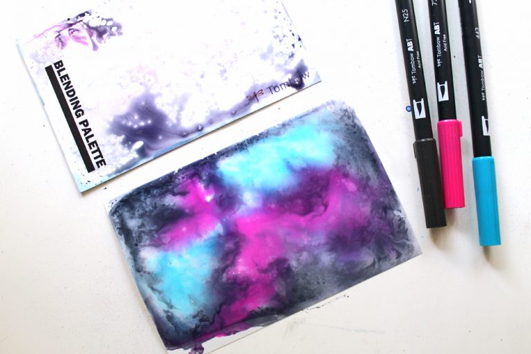 Learn 10 Galaxy color combinations you can create with Tombow USA