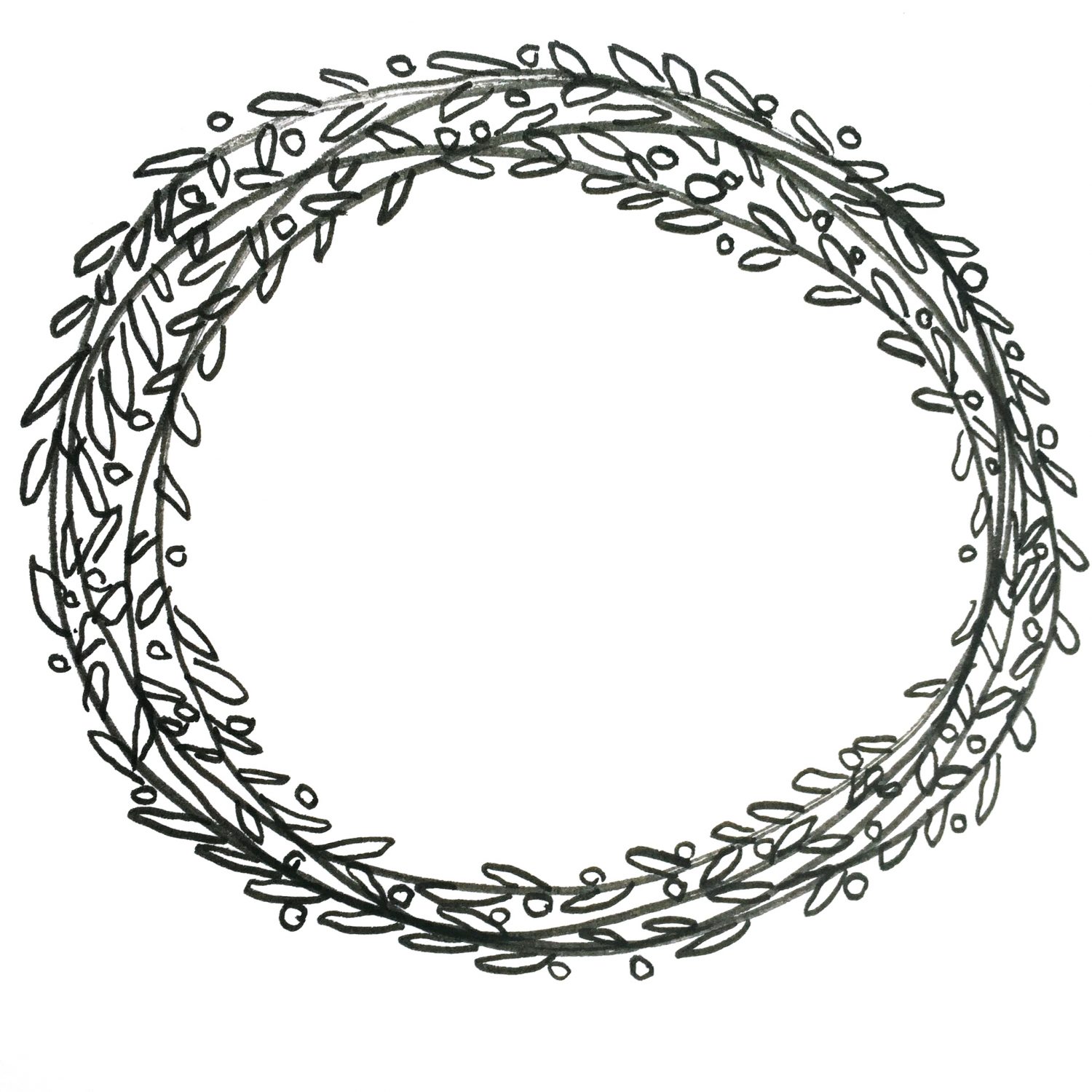 3 Easy Wreaths with Lettering - Tombow USA Blog